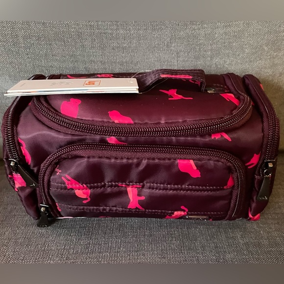 lug | Bags | New Lug Trolley Mini Cosmetic Case Cats Orchid | Poshmark